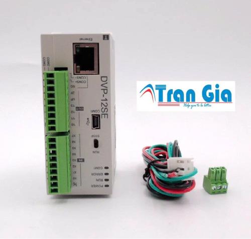Bộ lập trình PLC Delta DVP12SE11T 8 In/4 Out Transistor 24VDC & Gía tốt